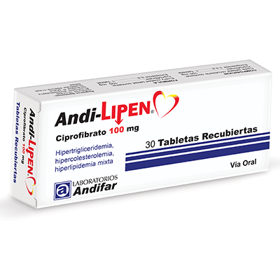 Lipidem 20 mg Tabletas Recubiertas x 30 | Laboratorios Andifar