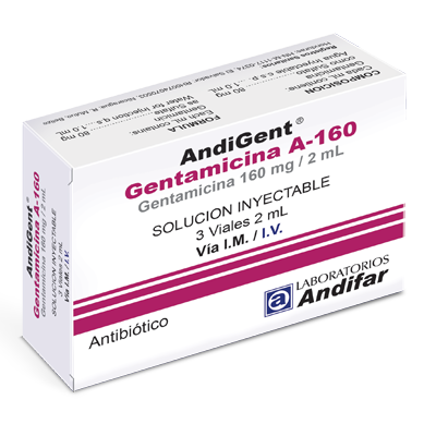 AndiGent A-40 Inyectable x 3 Viales | Laboratorios Andifar
