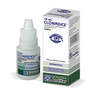 Clonadex Colirio 10 mL | Laboratorios Andifar